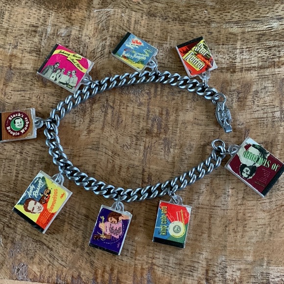 Jewelry | Rare Vintage Capitol Records Album Charm Bracelet | Poshmark